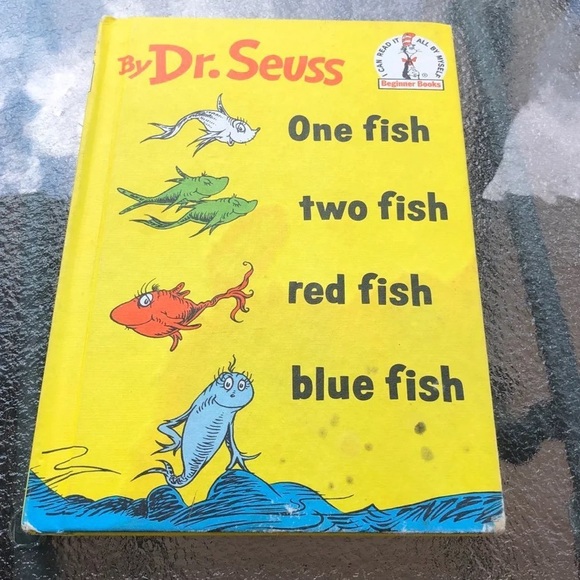 Dr. Seuss | Other | One Fish Two Fish Red Fish Blue Fish By Dr Seuss ...